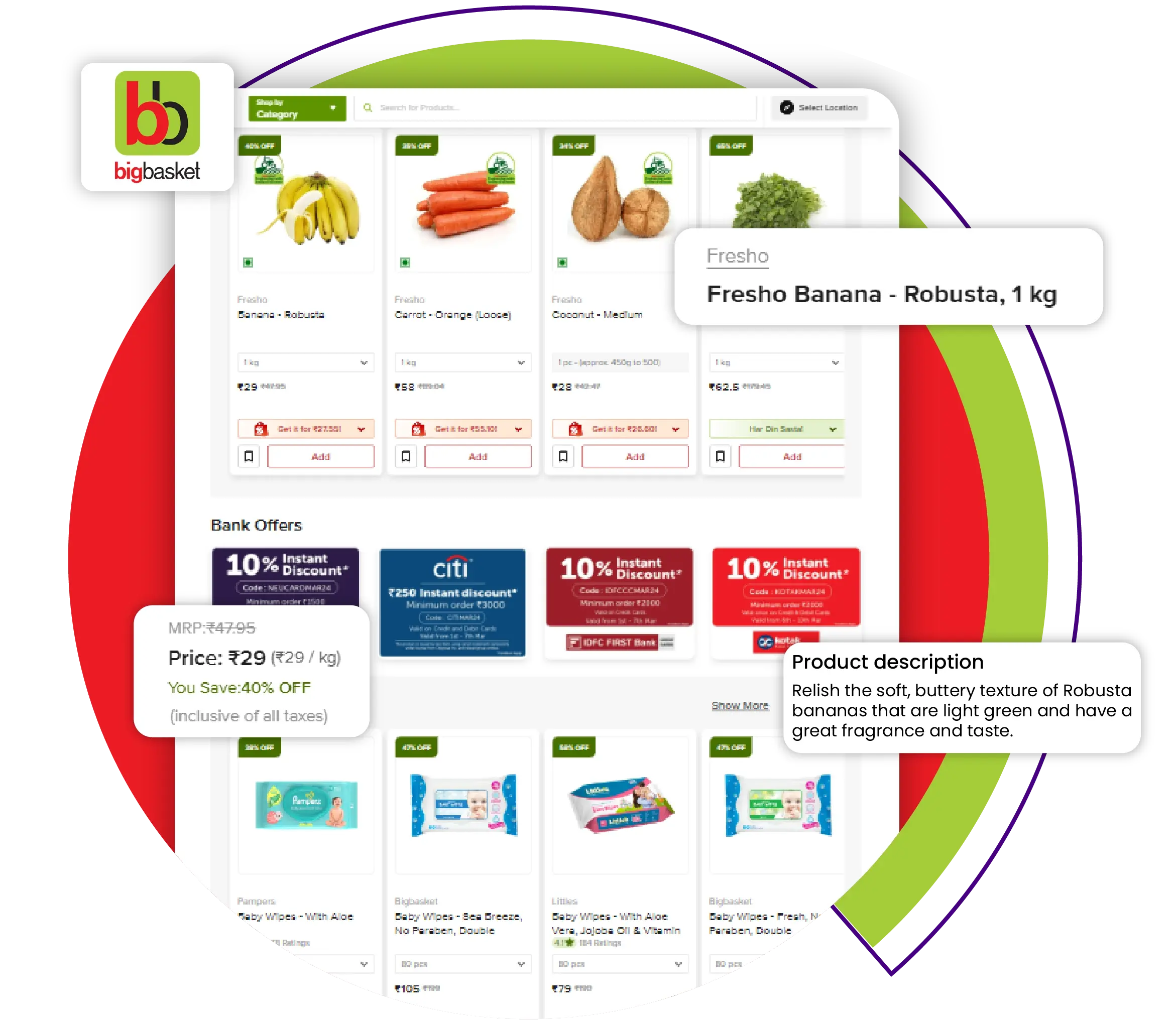 BigBasket grocery Dataset-scrape online big basket grocery data