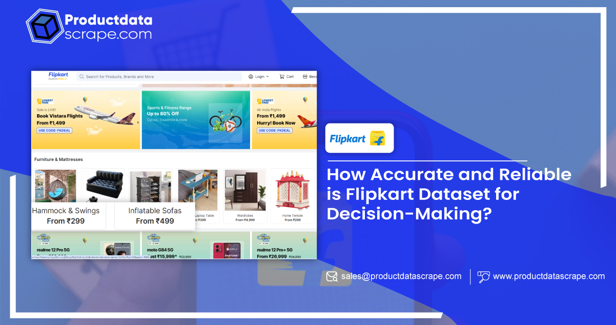 How Accurate and Reliable is Flipkart Dataset for Decision-Making