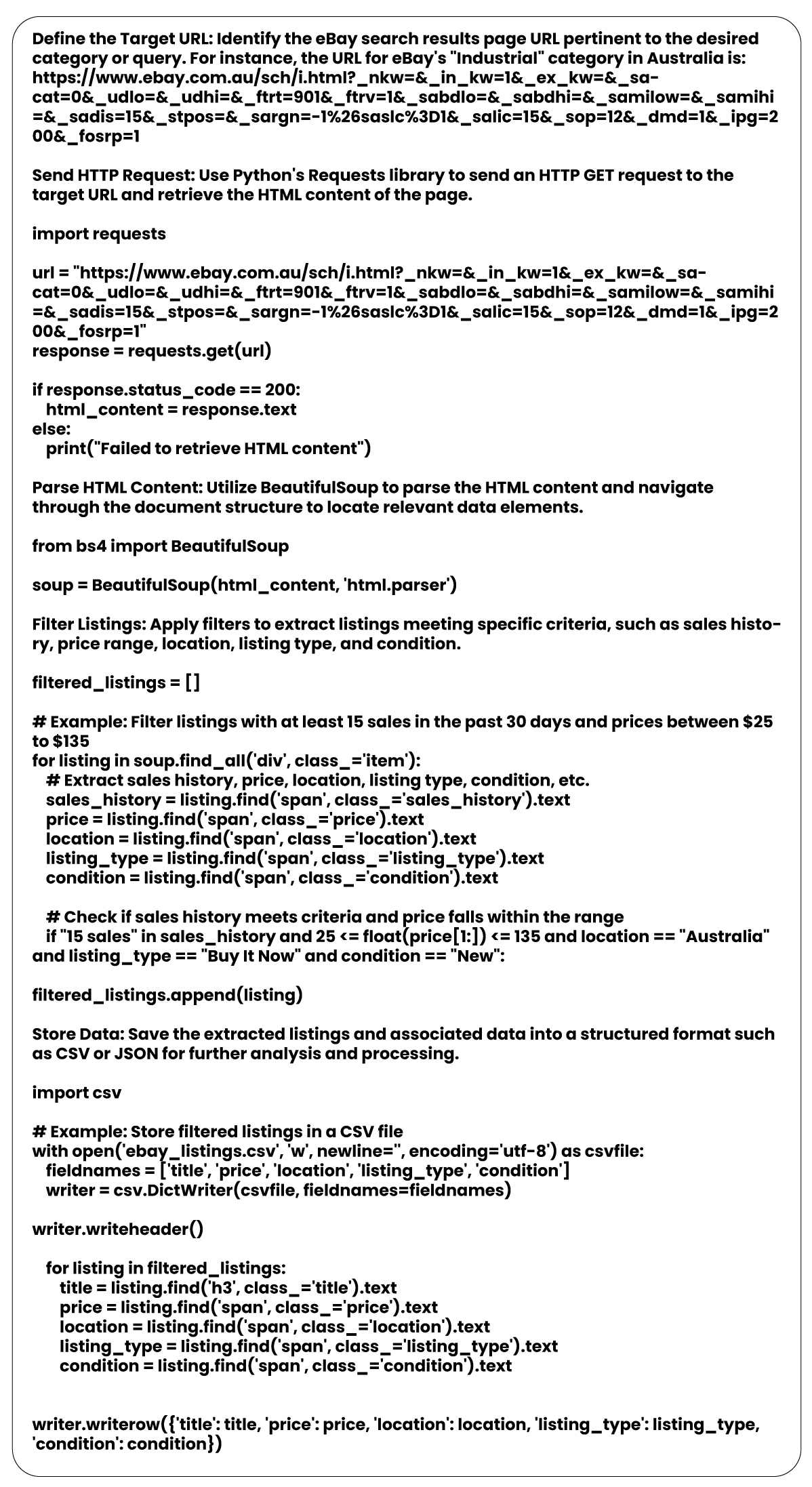 How to Scrape eBays 3000 Results to Elevate Your Analysis
