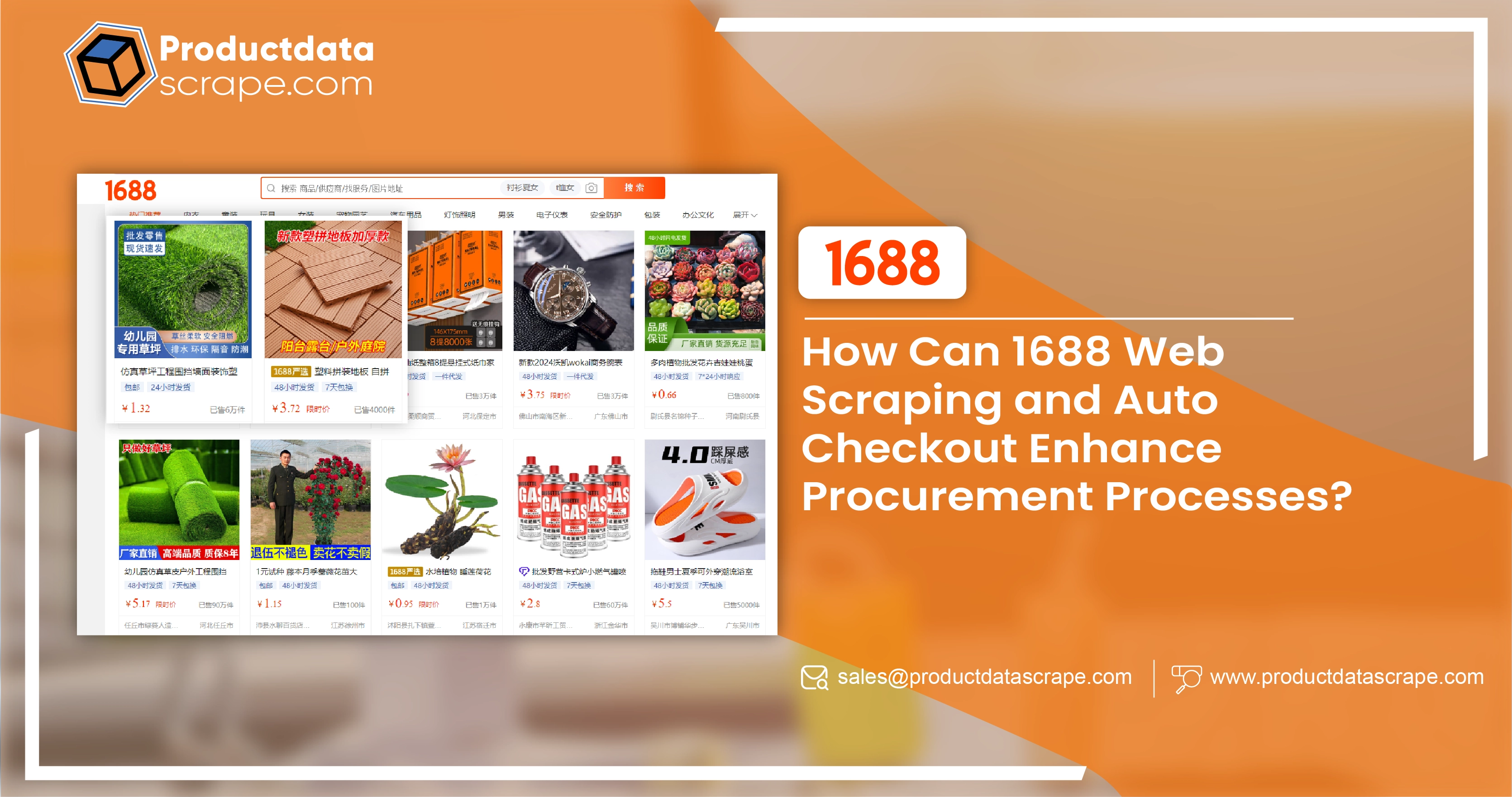 How Can 1688 Web Scraping and Auto Checkout Enhance Procurement Processes