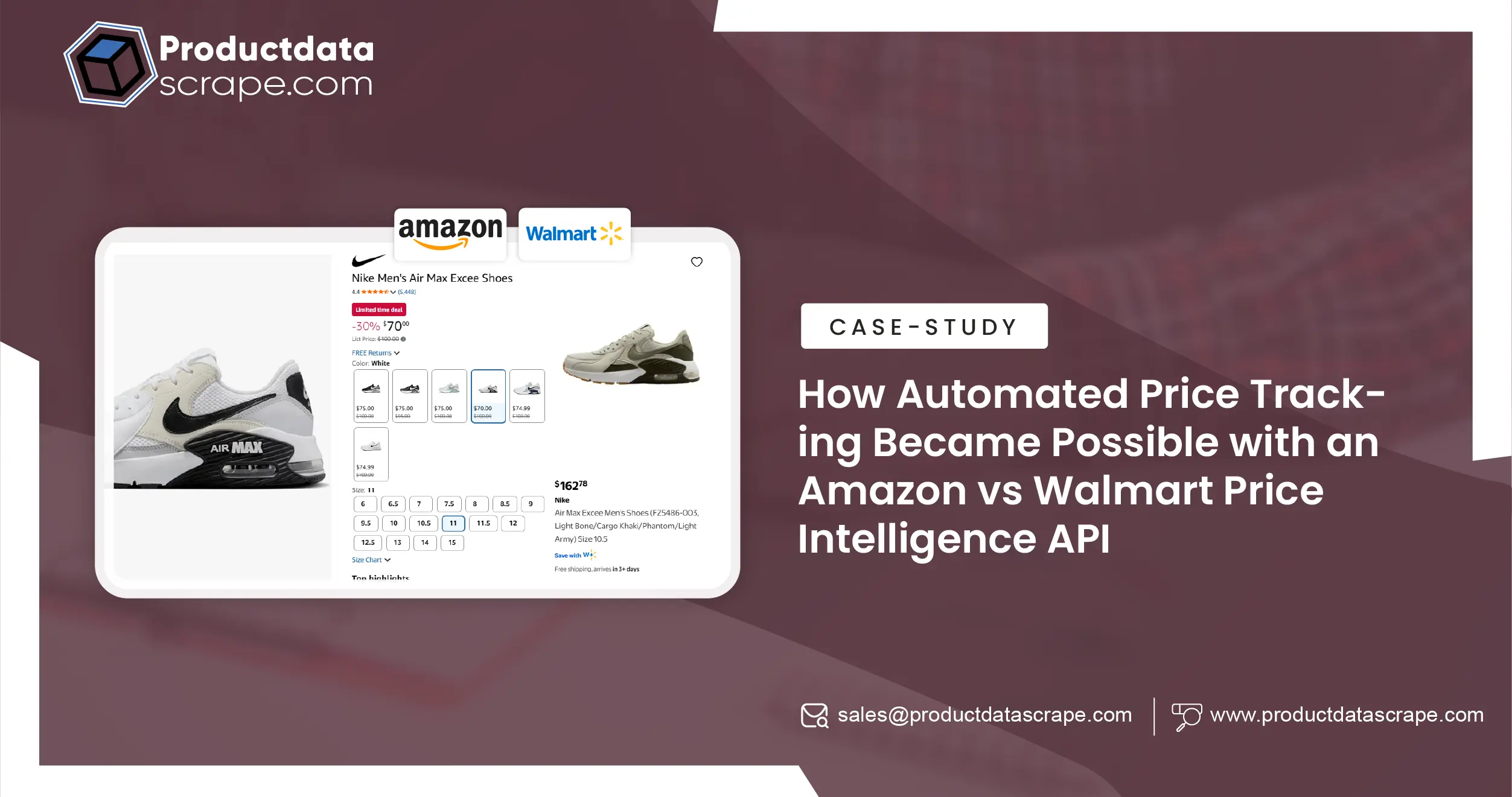 Amazon vs Walmart Price Intelligence API for Market Comparison