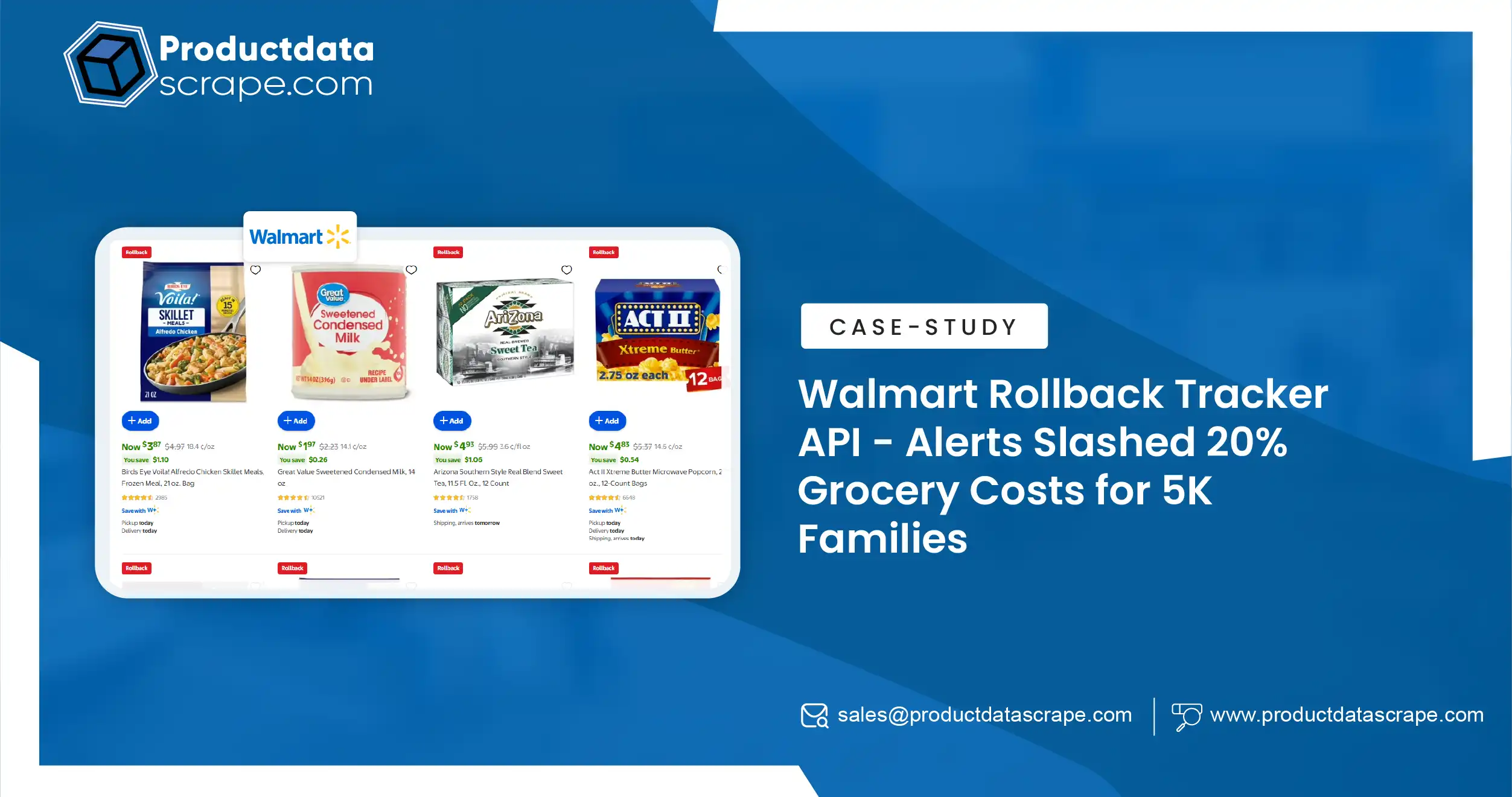Walmart Rollback Tracker API - Slashed 20% Costs