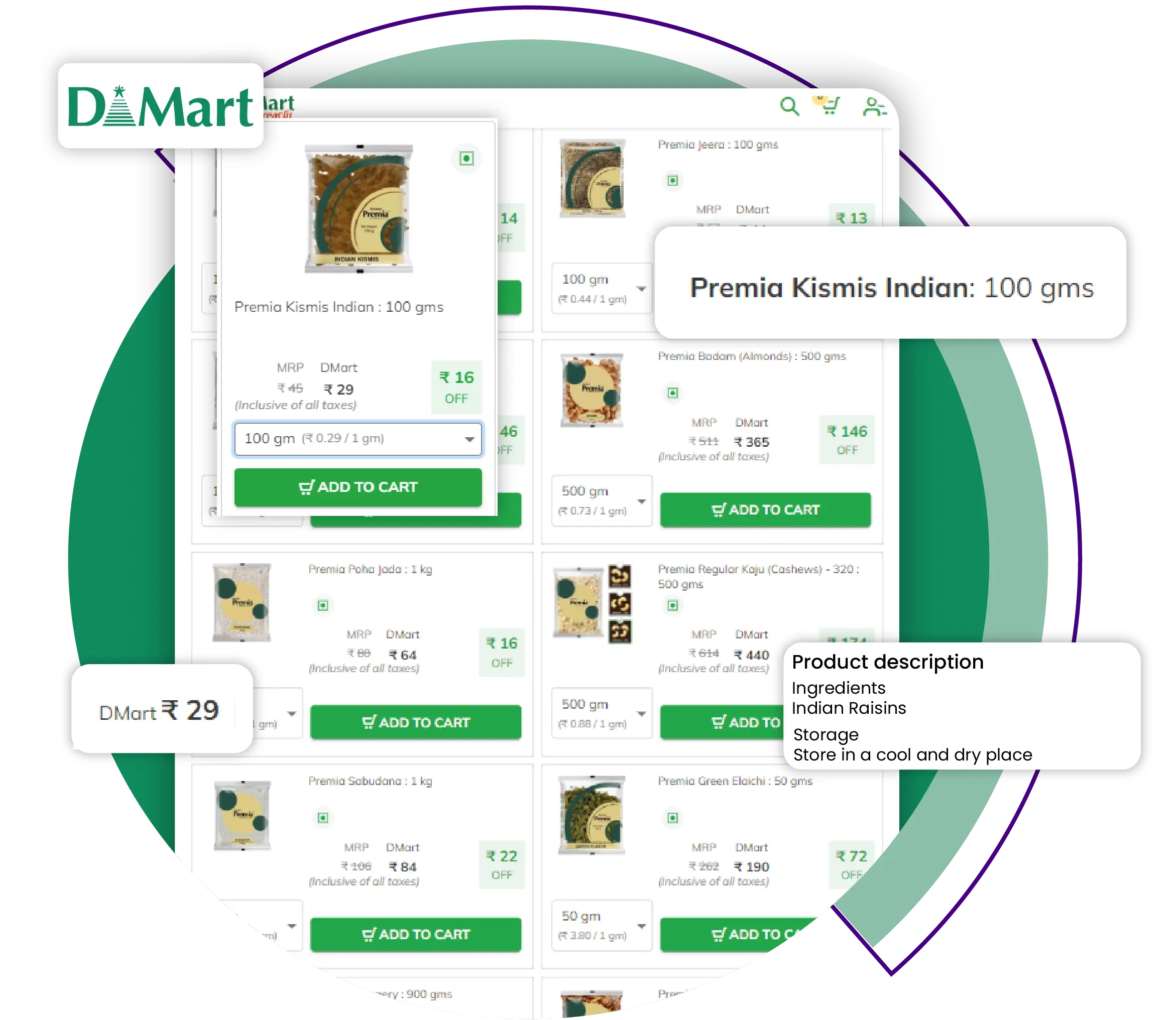 Dmart Ready Quick Commerce Dataset - Web Scraping Dmart Quick