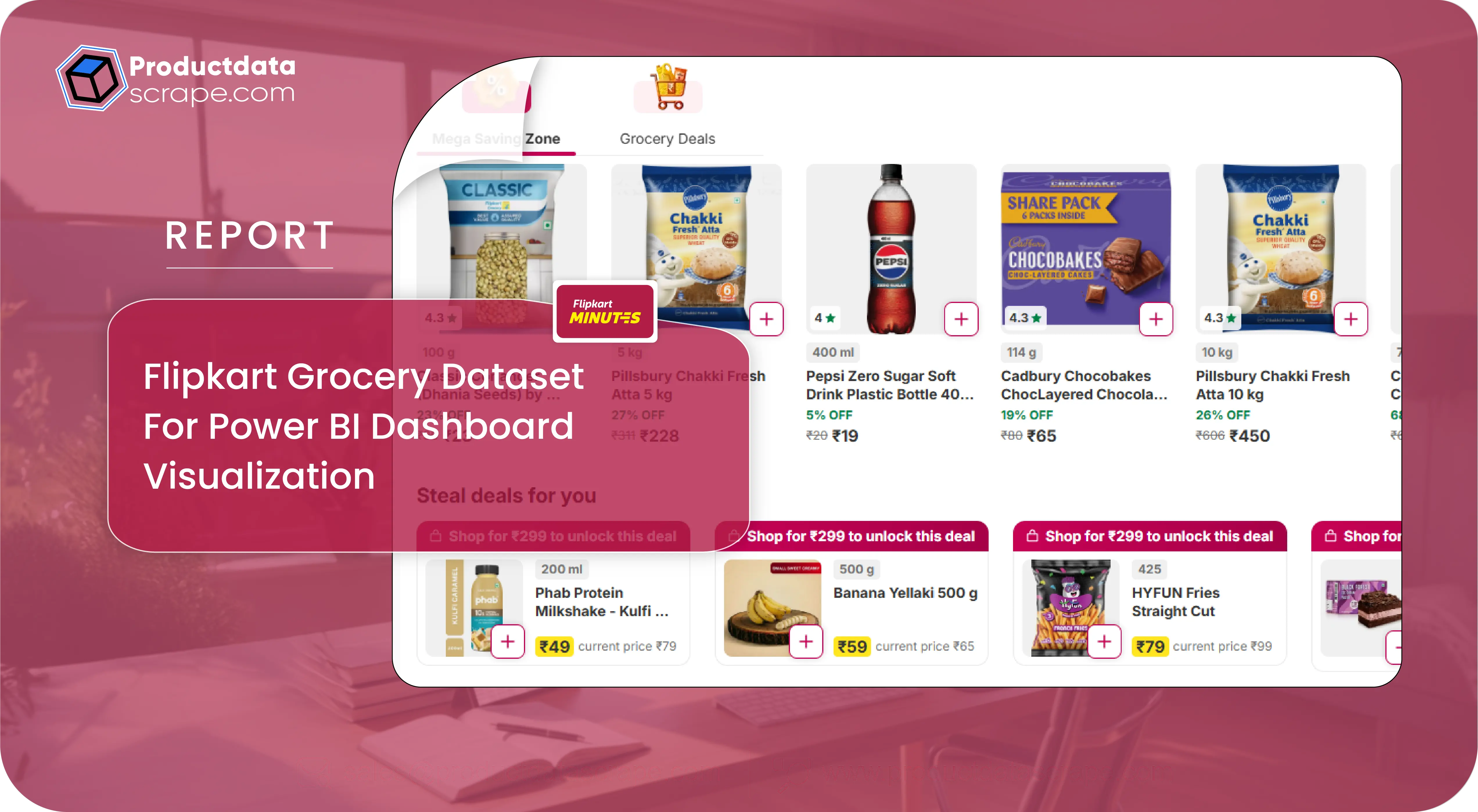Flipkart Grocery Dataset For Power BI Analytics Insights Use