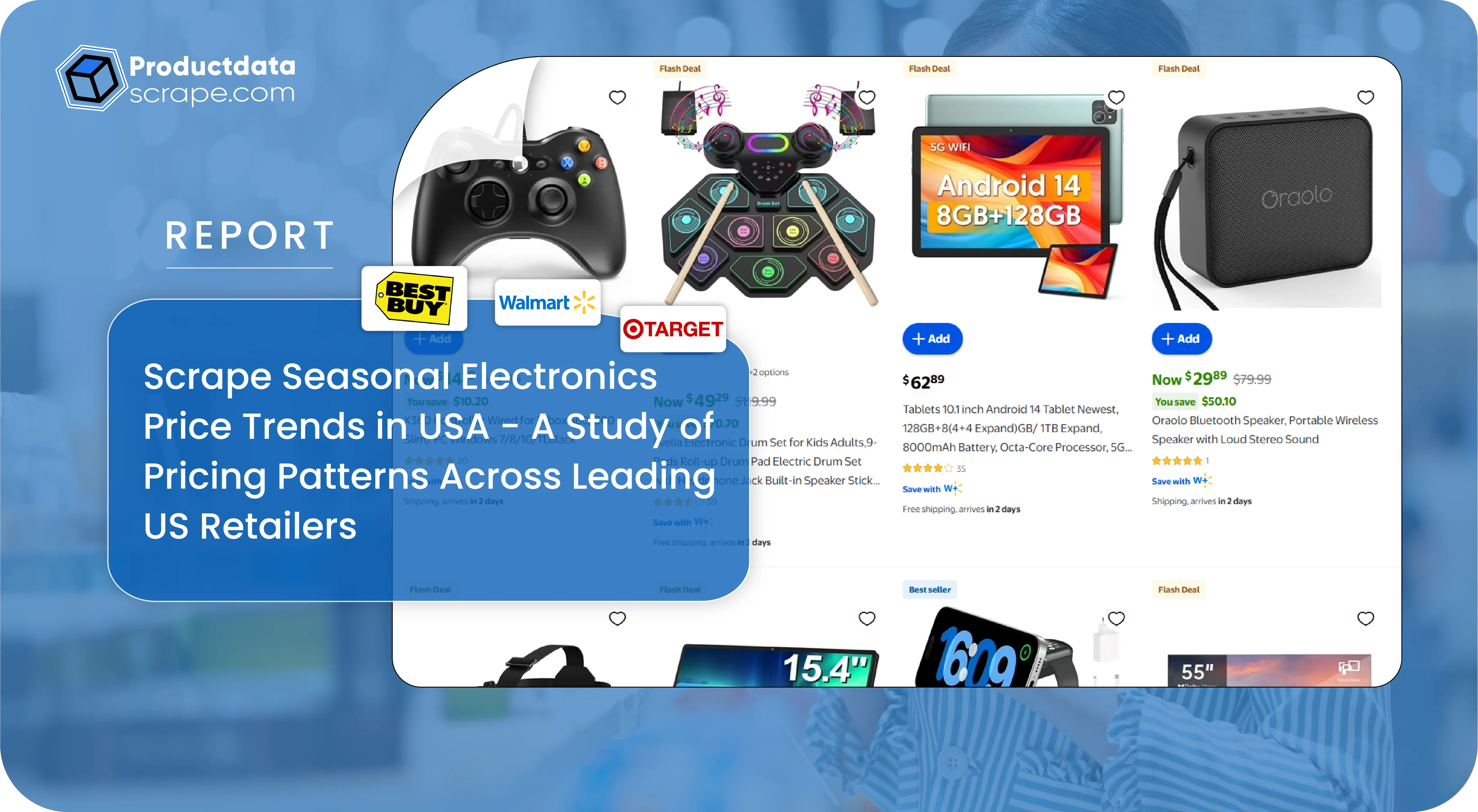 Scrape Seasonal Electronics Price Trends in USA